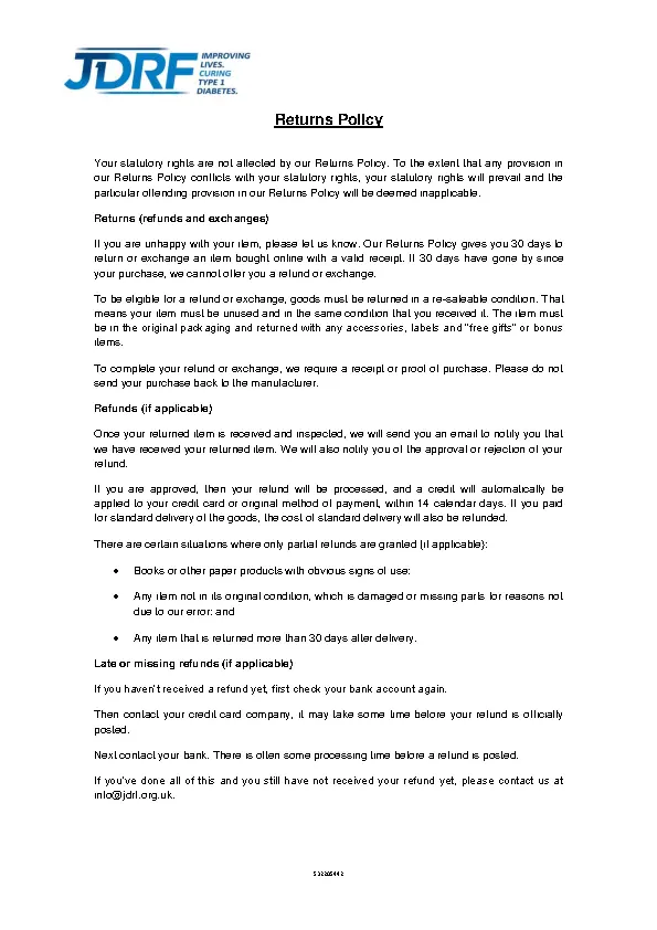 Return Policy Archives - PDFSimpli