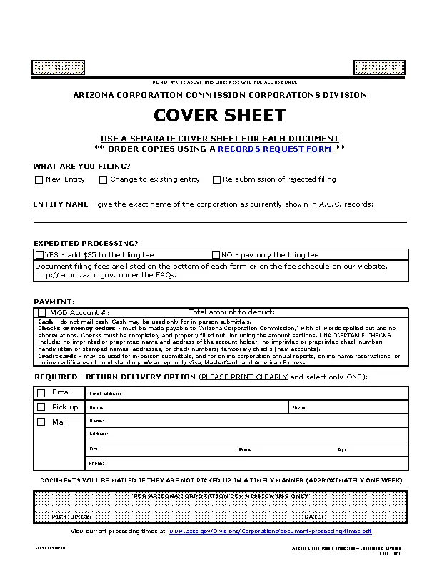 Cover Sheet - PDFSimpli