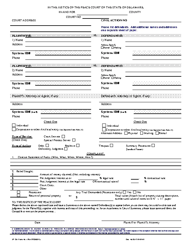 DE Complaint - PDFSimpli