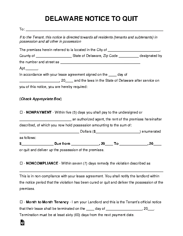 Eviction Notice Archives Page 8 Of 12 PDFSimpli