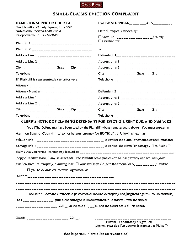 IN Complaint - PDFSimpli