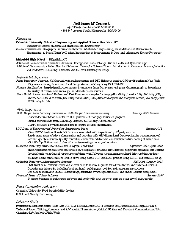 Autocad Experience Resume - PDFSimpli