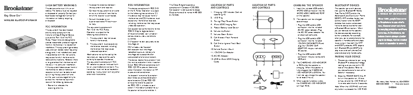 Brookstone Users Manual Sample - PDFSimpli
