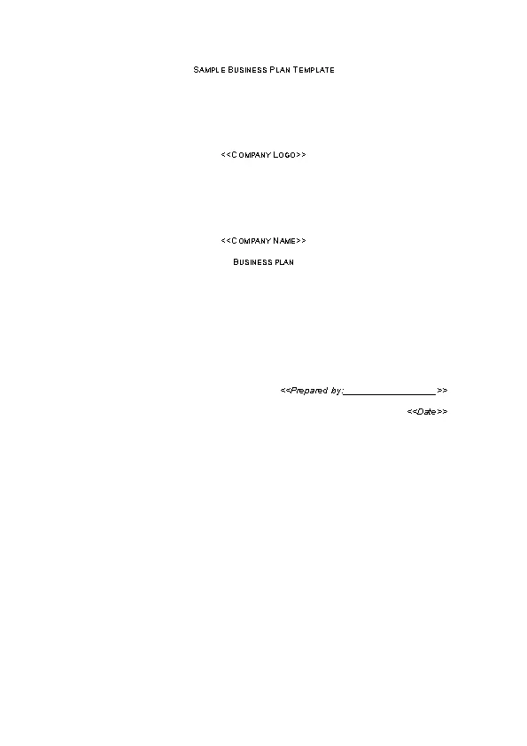 Business Development Plans Template - PDFSimpli