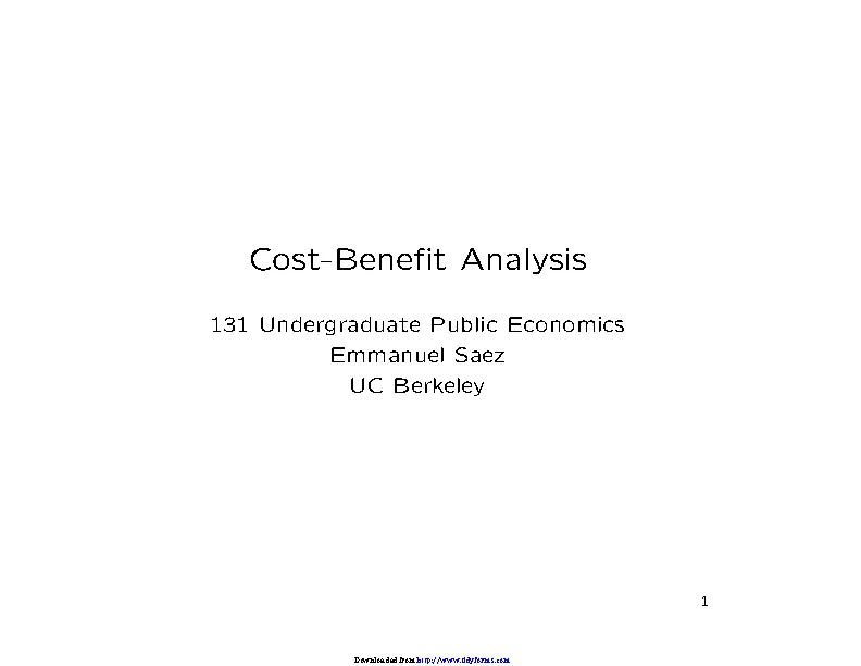 Cost Benefit Analysis Example 2 PDFSimpli