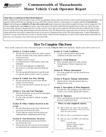 Crash Report MA PDF - PDFSimpli