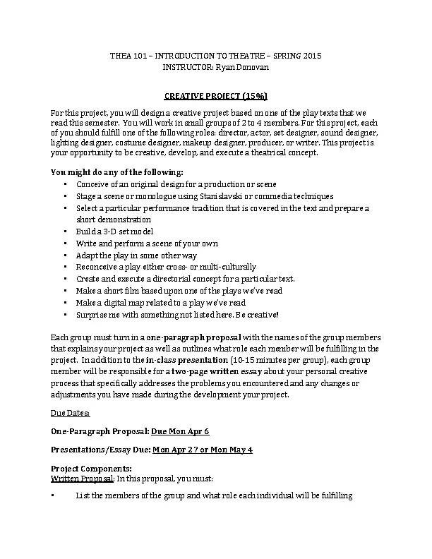 Creative Project Presentation Template - PDFSimpli Creative Project Presentation Template - PDFSimpli