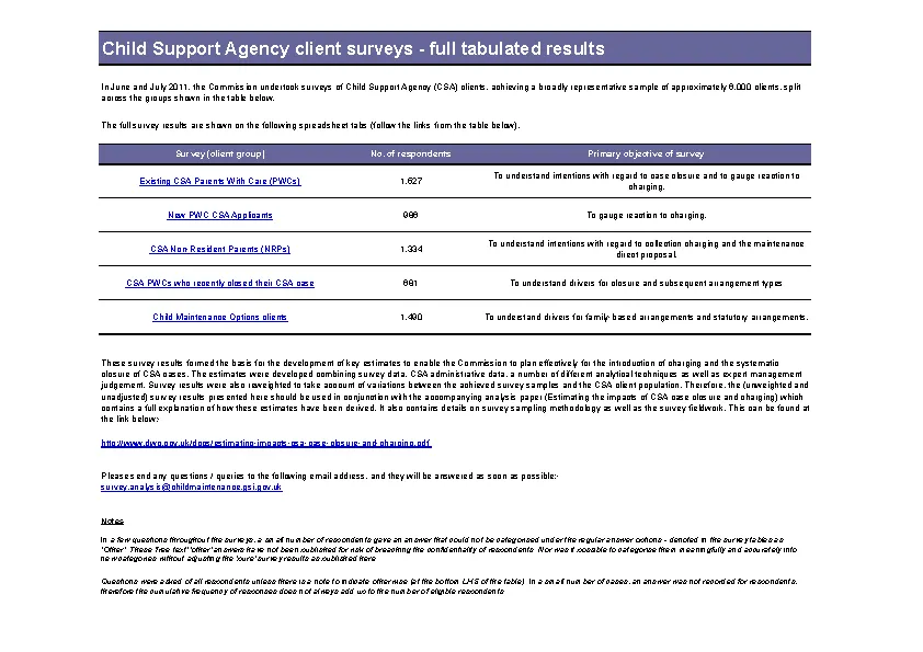 Csa Client Survey Template - PDFSimpli