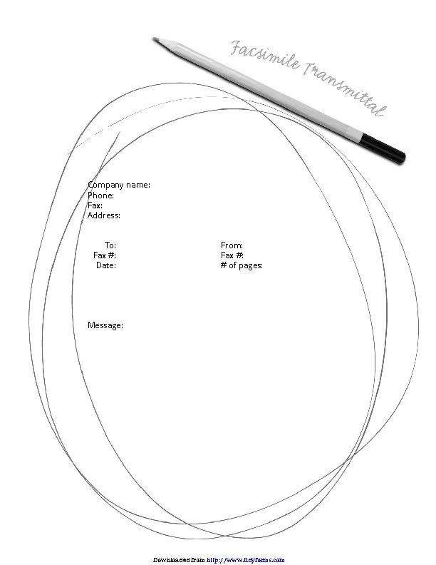 Cute Fax Cover Sheet 1 - PDFSimpli