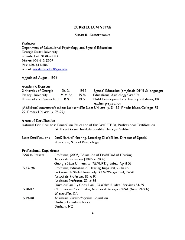 Cv Template For Education - PDFSimpli