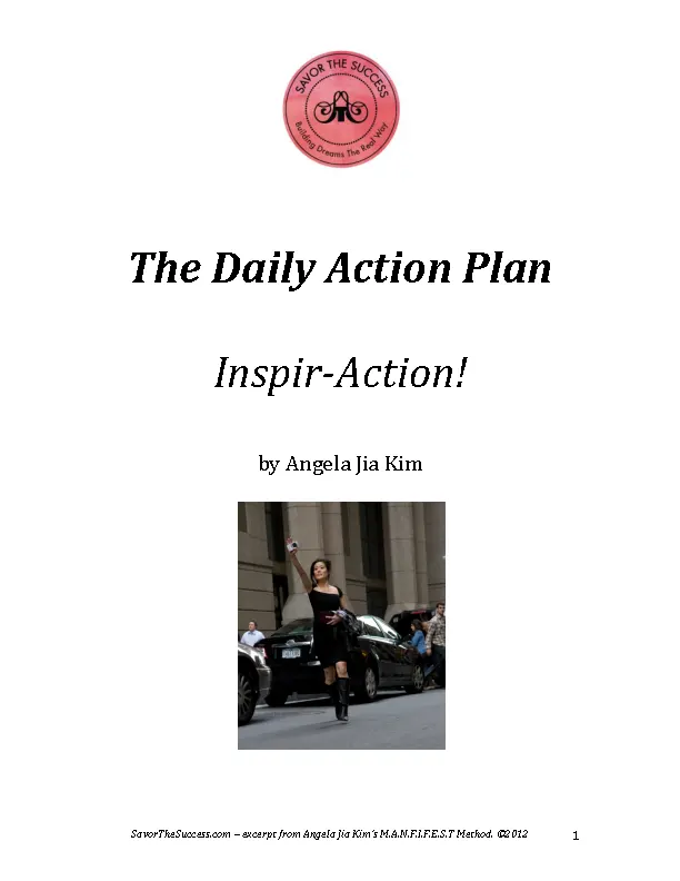 Daily Action Planner Template - PDFSimpli