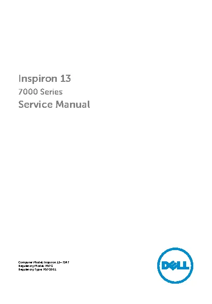 Dell Service Manual Sample - PDFSimpli