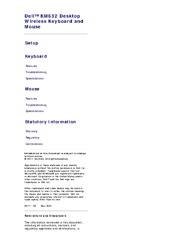 Dell Users Manual Sample - PDFSimpli