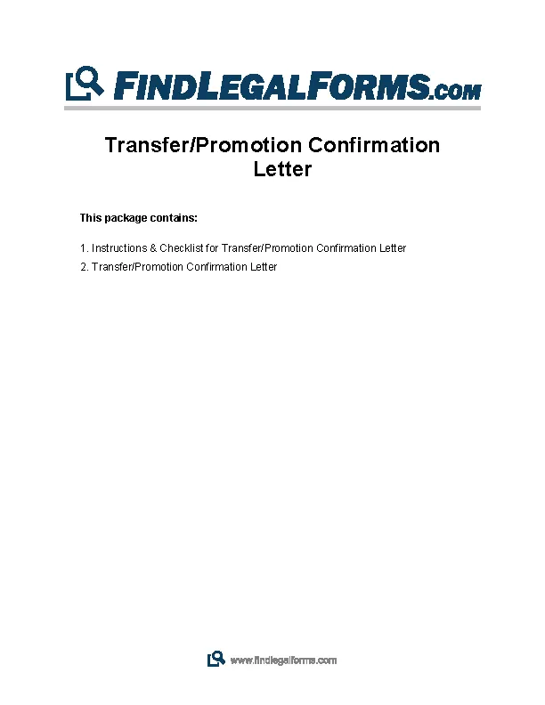 Download Transfer Confirmation Letter Template Pdf Sample - PDFSimpli