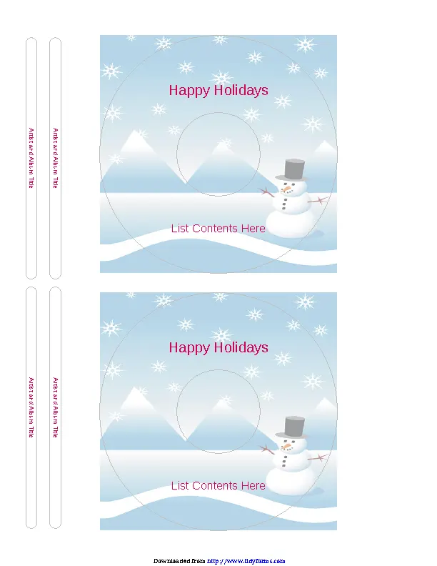 Dvd Label Template 2 - PDFSimpli