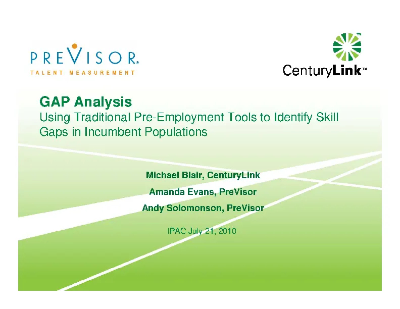 Employment Training Gap Analysis Sample - PDFSimpli