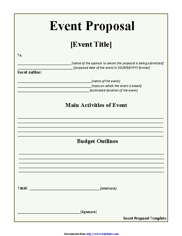 Event Proposal Template 2 - PDFSimpli