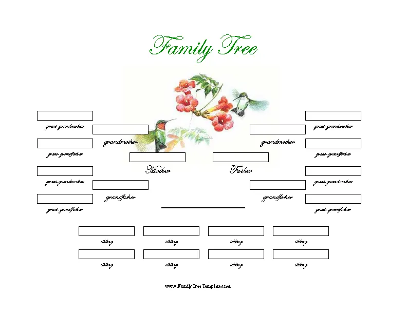 Family Tree Map Template - PDFSimpli