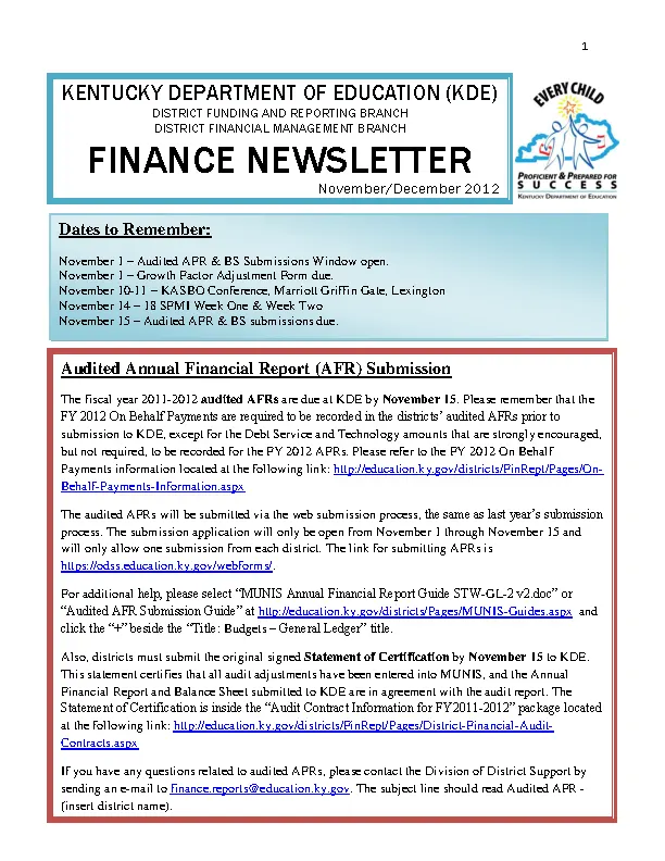 Finance Newsletter - PDFSimpli