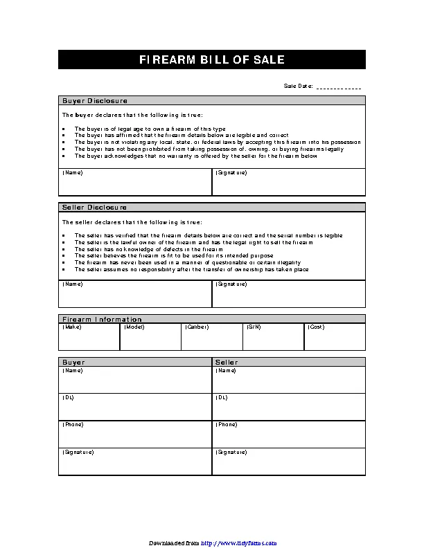 Bill Of Sales Archives - Page 59 of 64 - PDFSimpli