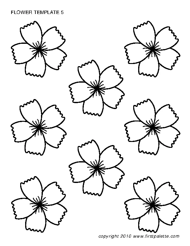 Flower Template 2 - PDFSimpli