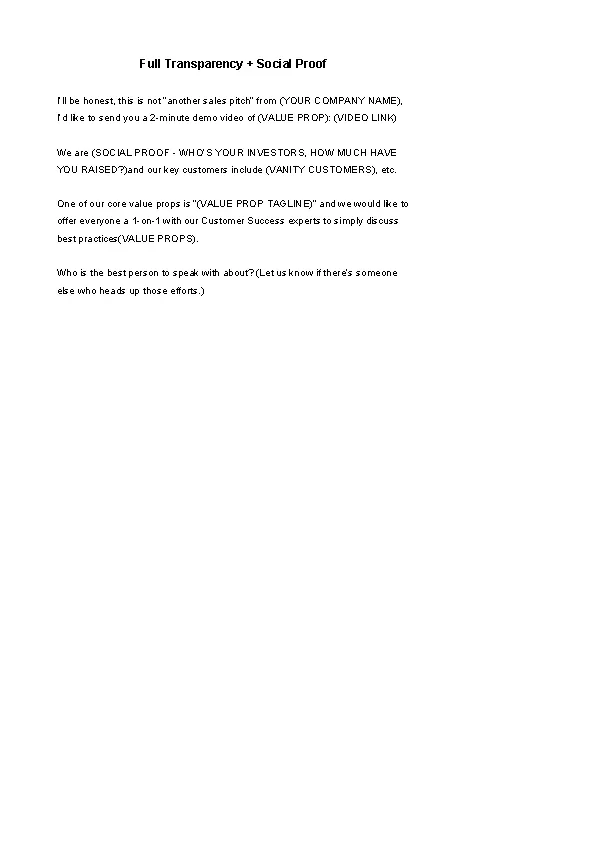 Full Transparency Social Proof - PDFSimpli