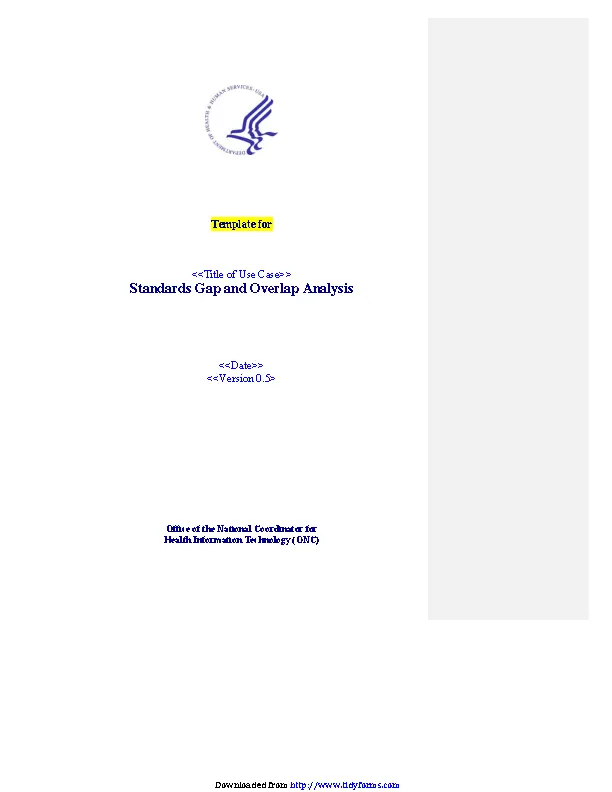 Gap Analysis Template - PDFSimpli