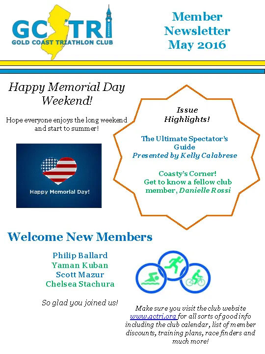Happy Memorial Day Weekend Newsletter - PDFSimpli