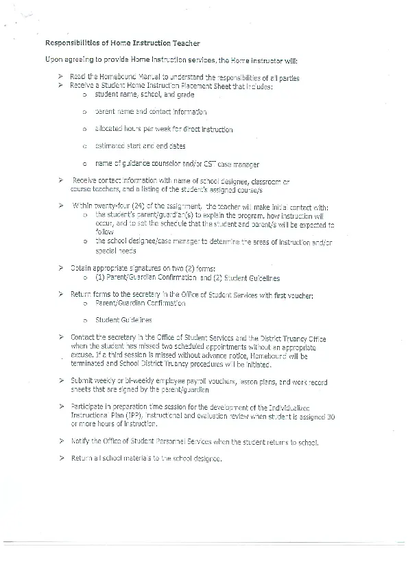 Home Instruction Sheet Template - PDFSimpli