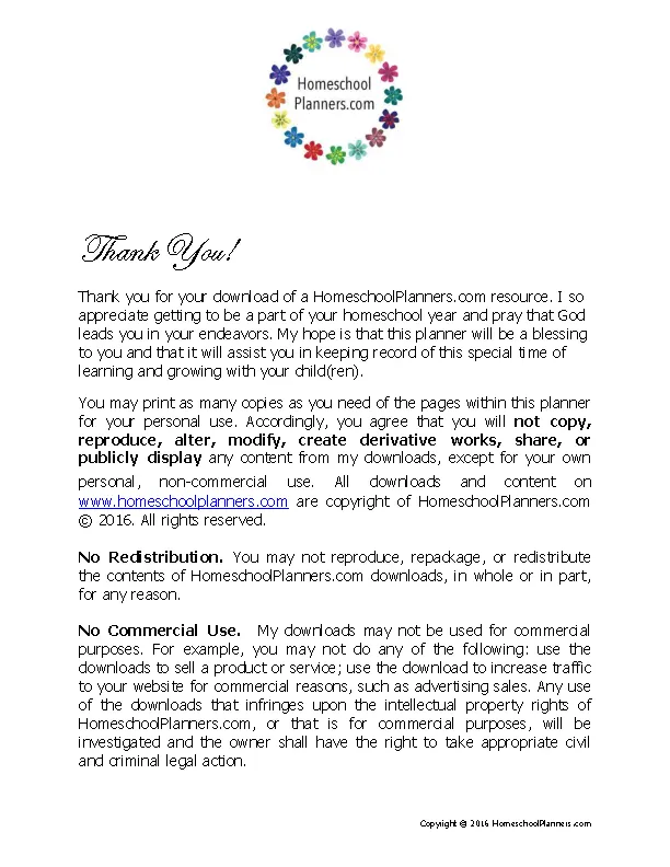 Home School Day Planner Template - PDFSimpli