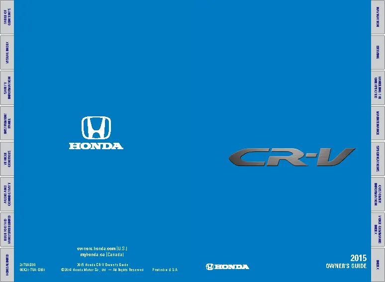 Honda Users Manual Sample - PDFSimpli