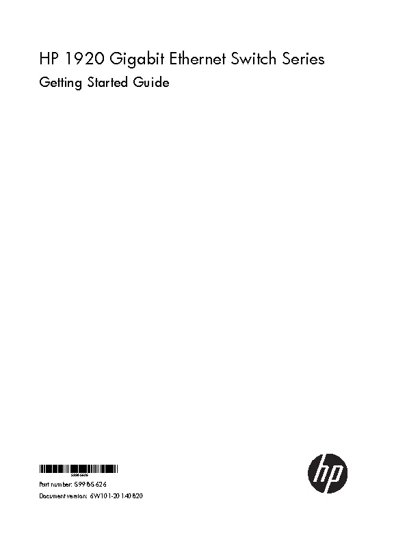 Hp Getting Started Guide Sample - PDFSimpli