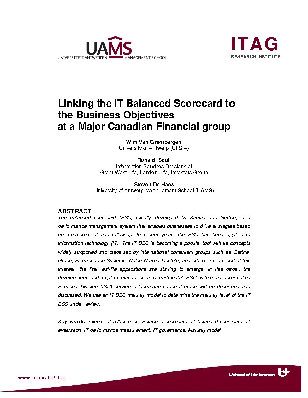 It Business Scorecard Template - PDFSimpli