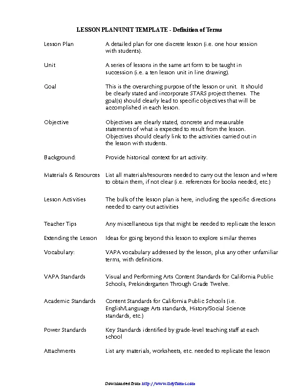 Lesson Plan Template 3 - PDFSimpli