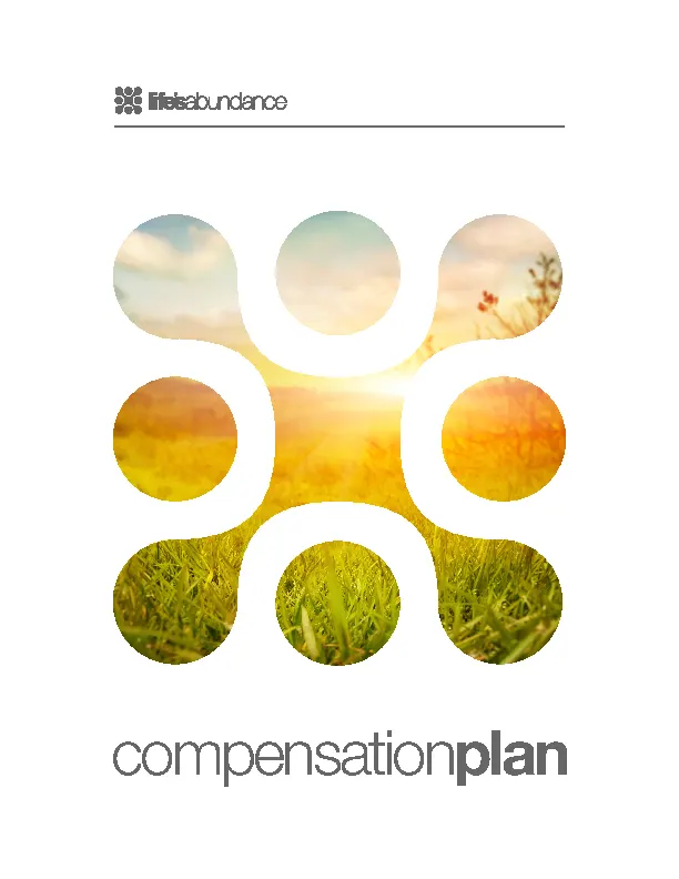Life Abundance Compensation Plan Template - PDFSimpli Life Abundance Compensation Plan Template - PDFSimpli