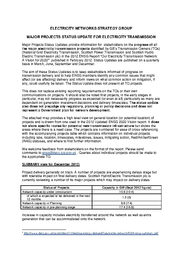 Major Projects Status Update Template1 - PDFSimpli