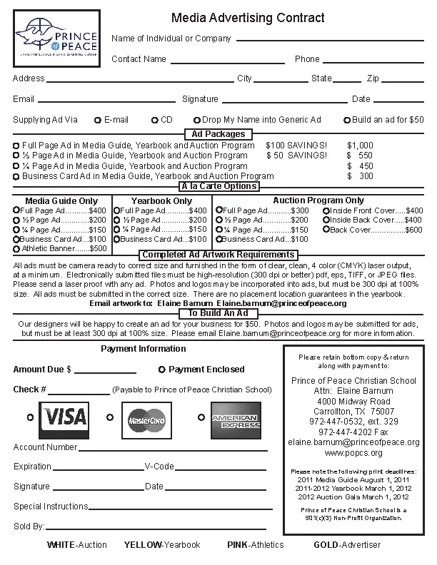Media Advertising Contract Template - PDFSimpli