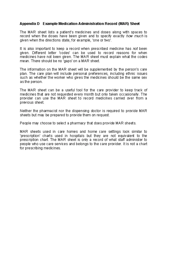 Medication Administration Record Sheet Template1 - PDFSimpli