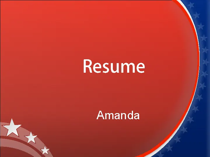 Microsoft Powerpoint Resume Template Free Download - PDFSimpli