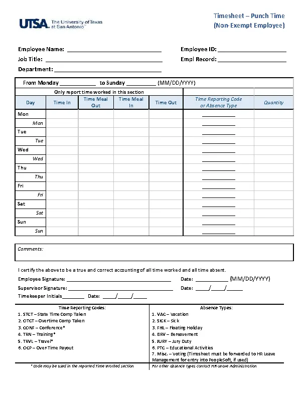 Overtime Sheet Sample Download In Pdf - PDFSimpli