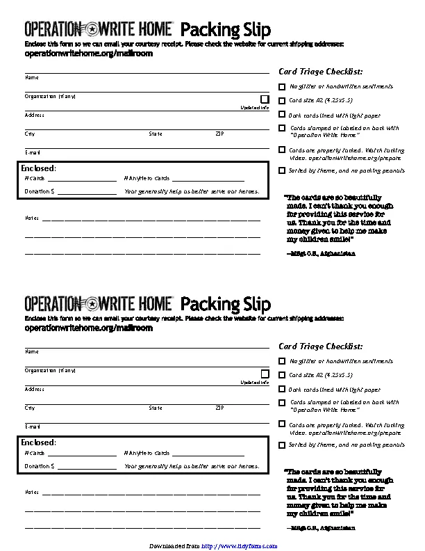 Packing Slip 2 - PDFSimpli