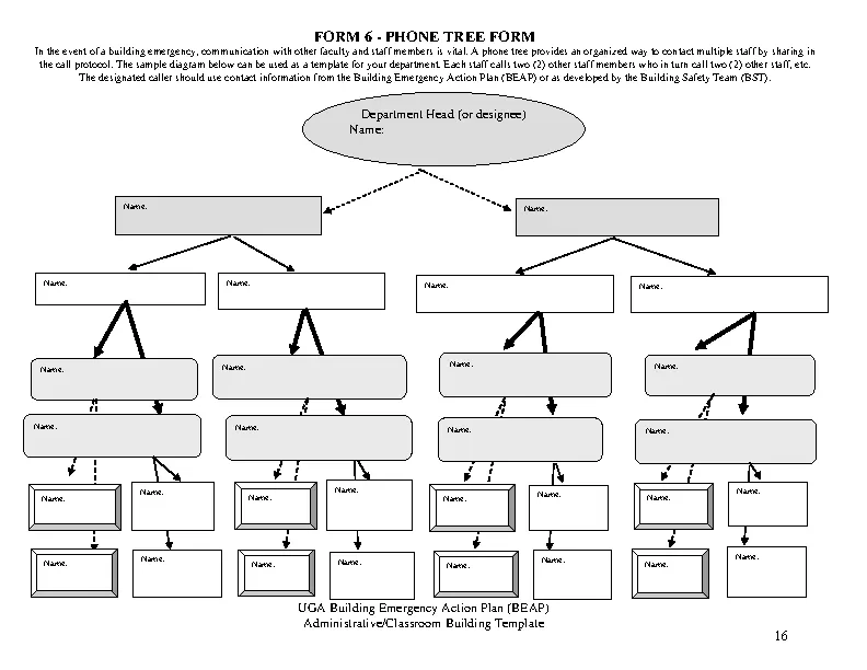 Phone Tree Template 1 - PDFSimpli