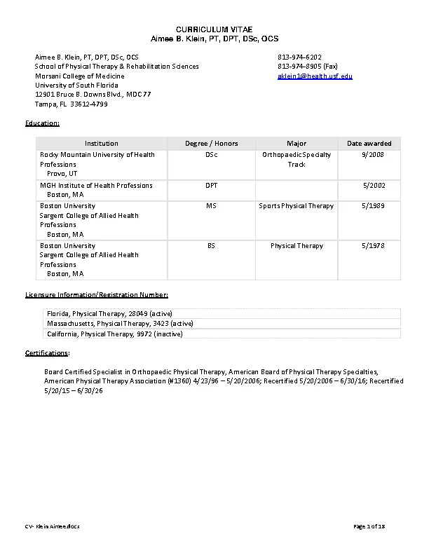 Physical Therapist School Resume PDFSimpli physical-therapist-school-resume-pdfsimpli