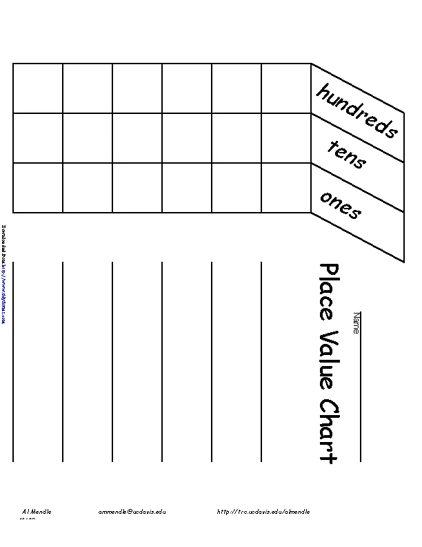 Place Value Chart 2 - PDFSimpli