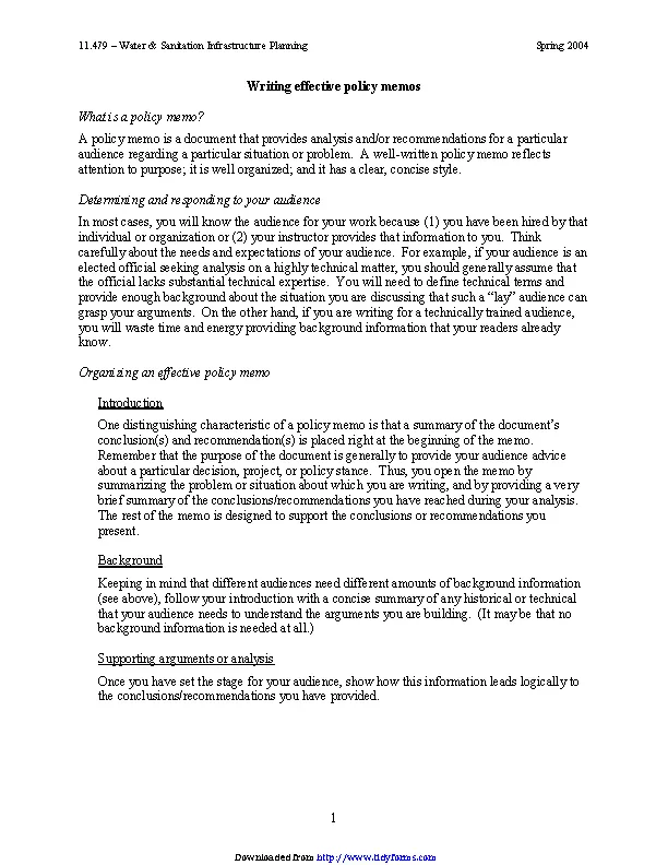 10 Easy Steps How To Write A Policy Memo In 2023 AtOnce