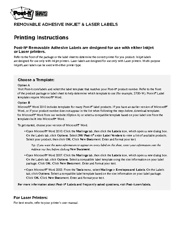 Printable Instruction Template - PDFSimpli