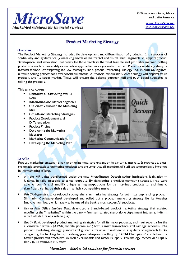 Product Marketing Strategy - PDFSimpli