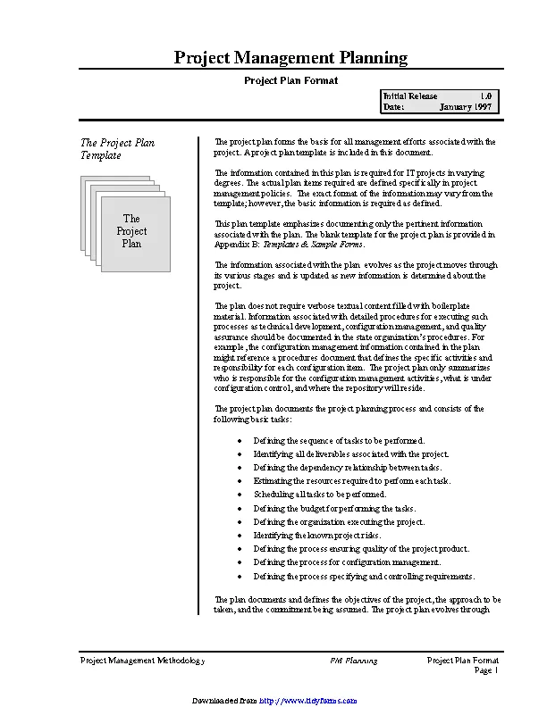 Project Planning Template 3 - PDFSimpli
