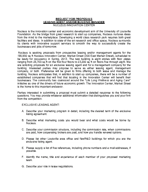 Proposal Leasing Agent Template - PDFSimpli