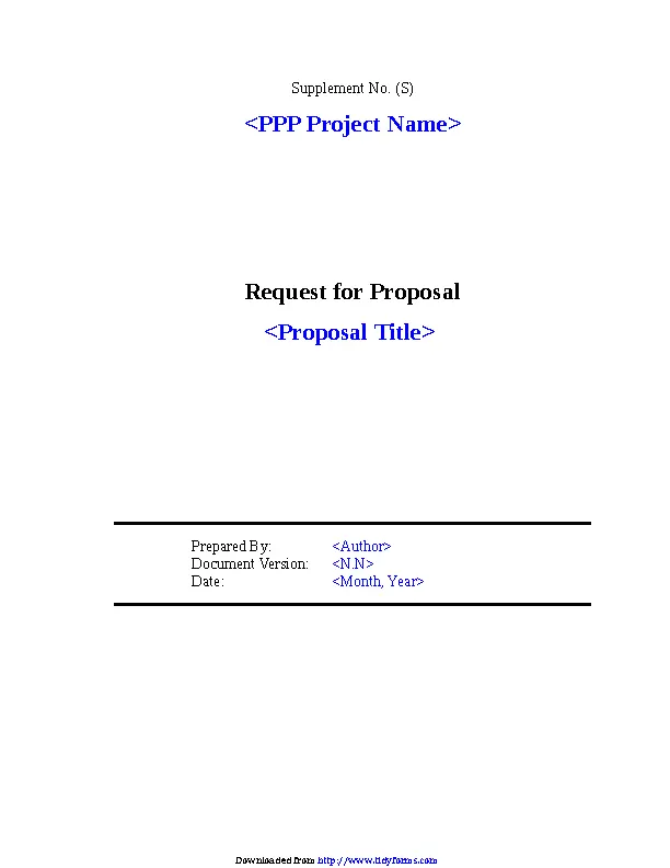 Rfp Template 1 - PDFSimpli